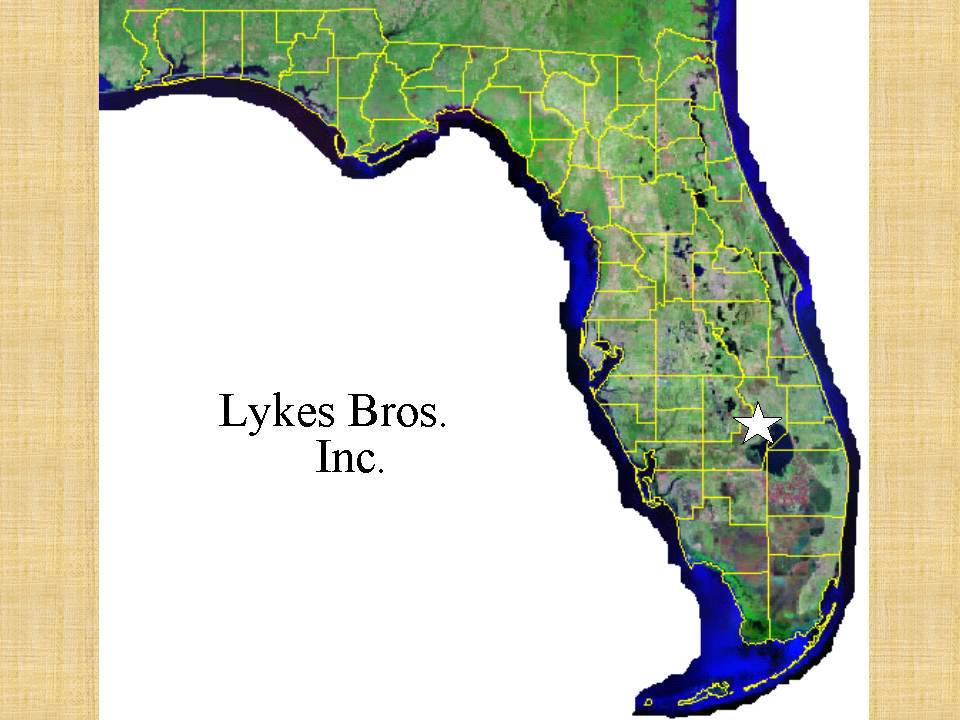 Slide 15 - Lykes Bros. Inc. - Location
